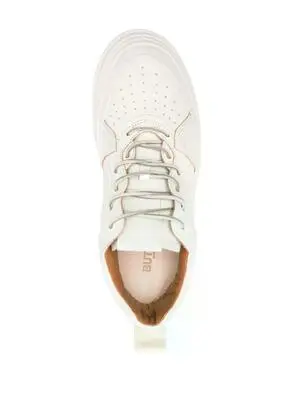 BUTTERO® Calf Leather Panelled Sneakers