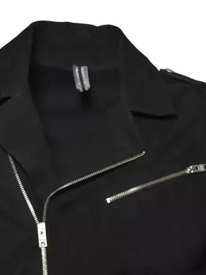 DFOUR Asymmetric-zip Biker Jacket
