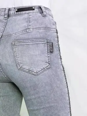 Philipp Plein Crystal-embellished Jeggings