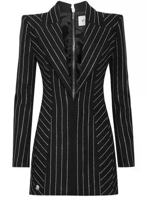 Philipp Plein Crystal-embellished Mini Dress