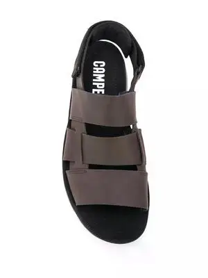 Camper Oruga Leather Sandals - Brown