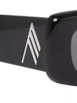 Attico Rectangle-frame Sunglasses - Black
