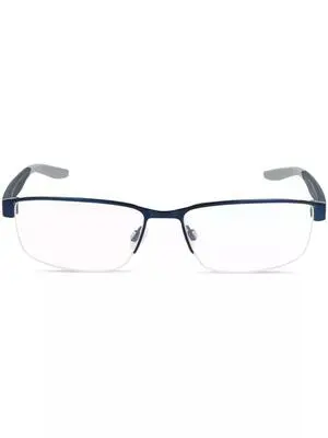 Nike Logo-print Glasses - Blue