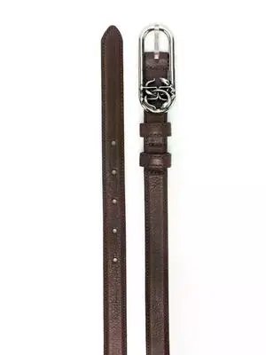 Roberto Cavalli Logo-buckle Leather Belt