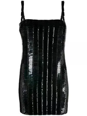 Attico Rue Embellished Mini Dress