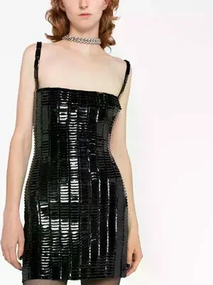 Attico Rue Embellished Mini Dress