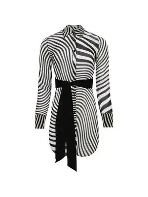MAISON CLOSE Fever Shirt Dress - Black