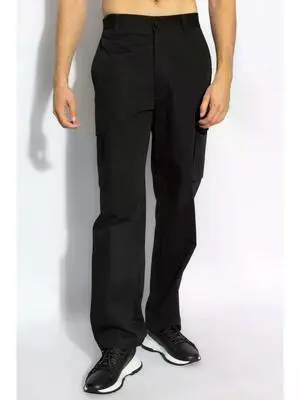 Givenchy Cotton Cargo Trousers - Black