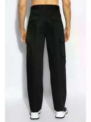 Givenchy Cotton Cargo Trousers - Black
