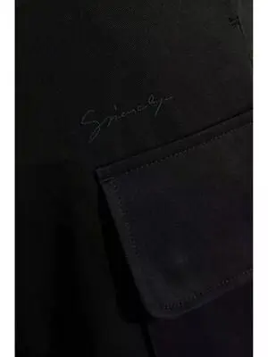 Givenchy Cotton Cargo Trousers - Black