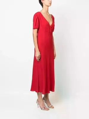 N°21 Tie-fastening Midi Dress