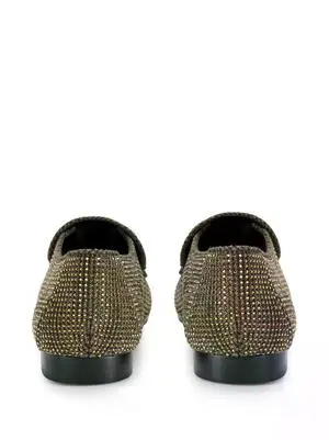 Kurt Geiger Hugh Eagle Rhinestone-embellished Loafers