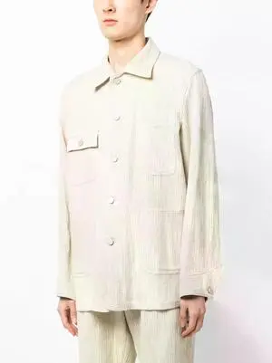 TAAKK Textured-effect Shirt Jacket