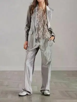 Brunello Cucinelli Embroidered Top - Neutrals