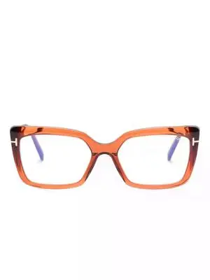 TOM FORD Butterfly-frame Glasses - Brown