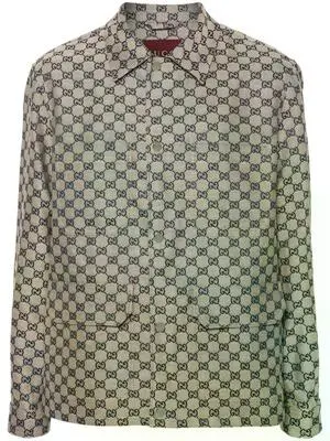 Gucci Gg Canvas Shirt Jacket