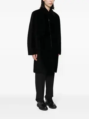 Paul Smith Single-breasted Leather Coat