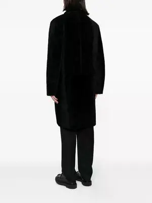 Paul Smith Single-breasted Leather Coat
