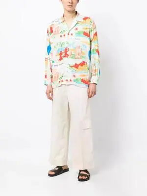 ENDLESS JOY Graphic-print Long-sleeve Shirt - Multicolour