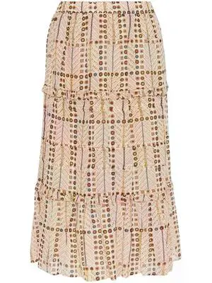 MARANT ETOILE Diya Maxi Skirt - Neutrals