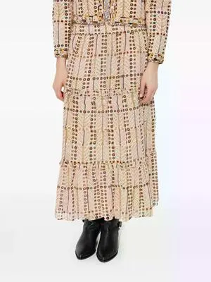 MARANT ETOILE Diya Maxi Skirt - Neutrals