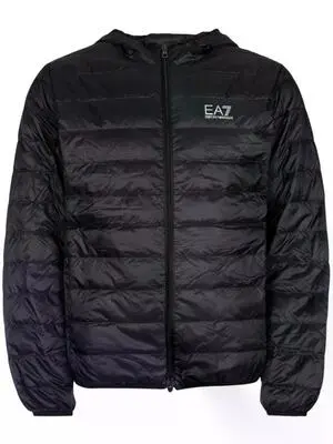 EA7 Logo-print Padded Jacket