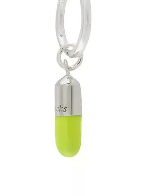 TRUE ROCKS Mini Pill Hoop Earring - Silver