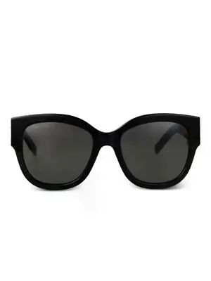 Saint Laurent Cat-eye Frame Sunglasses - Black
