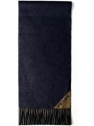 Prada Cashmere Scarf - Blue