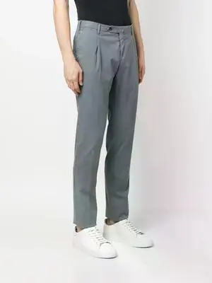 PT TORINO Cotton-lyocell Blend Chino Pants - Grey