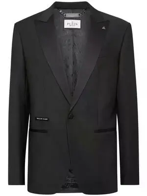 Philipp Plein Skull-print Blazer - Black