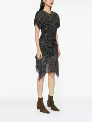 KNWLS Joan Draped V-neck Dress
