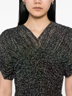 KNWLS Joan Draped V-neck Dress