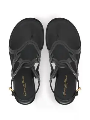 GIANVITO ROSSI Amalfi Leather Sandals