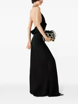 Stella McCartney Crystal-embellished Halterneck Gown