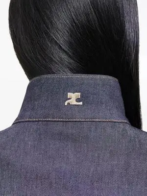 COURREGES Motorcycle Denim Jacket