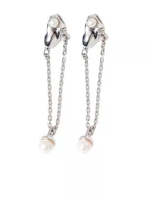 PUBLISHED BY Chain-detail Earrings - Silver