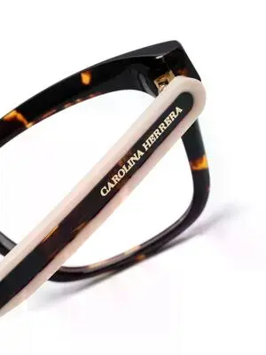Carolina Herrera Square-frame Glasses - Black