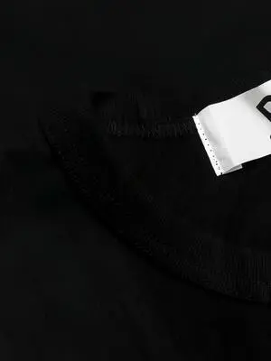 Play Comme Des Garcon Logo-print Cotton T-shirt - Black