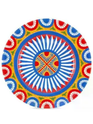 Dolce & Gabbana Carretto Sicilano Set-of-two Bread Plates - Blue