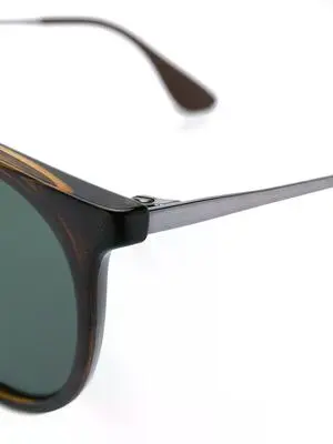 Ray-ban Tortoiseshell Round Frame Sunglasses