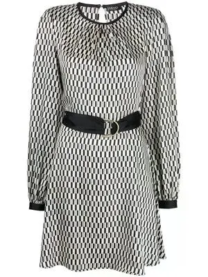 Liu Jo Graphic-print Belted Dress