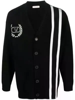 Valentino Garavani Vlogo Signature Virgin Wool Cardigan