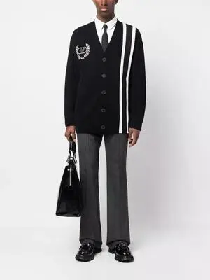 Valentino Garavani Vlogo Signature Virgin Wool Cardigan