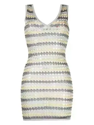 Solid & Striped Tricot-knit Mini Dress