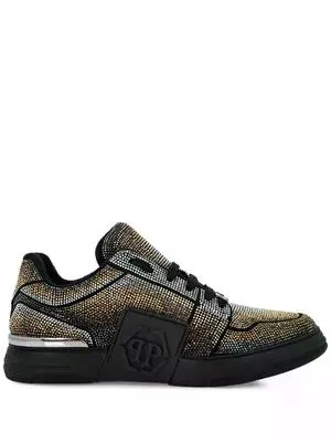 Philipp Plein Embellished Hexagon Low-top Sneakers