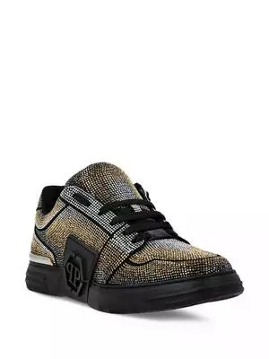 Philipp Plein Embellished Hexagon Low-top Sneakers