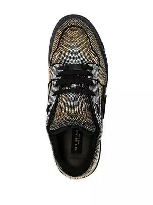 Philipp Plein Embellished Hexagon Low-top Sneakers