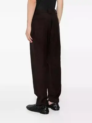 Giorgio Armani Single-pleat Flannel Trousers