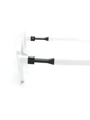 VAVA EYEWEAR Geometric Frame Sunglasses - White